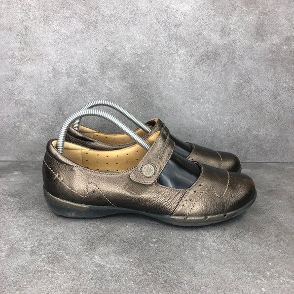 Clarks | Shoes | Clarks Artisan Unconstructed Leather Mary Jane Flats ...